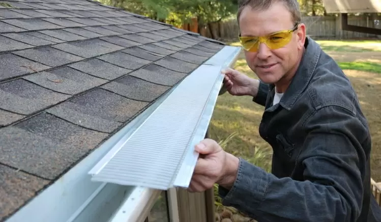 Installing Added Protection For Your Gutters - HiGutterGuardInstallation